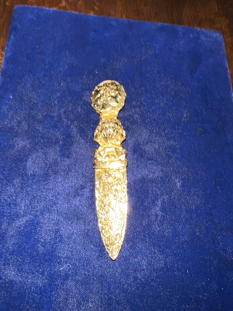 Roman Emperor Head, Detailed Dagger, Letters Opener and Brooch. All in ...