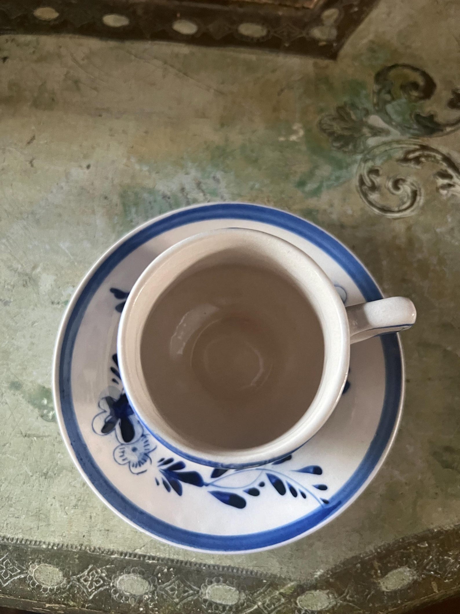 Vintage Delft Blue Espresso Cup and Saucer, Hand-painted Holland - Etsy