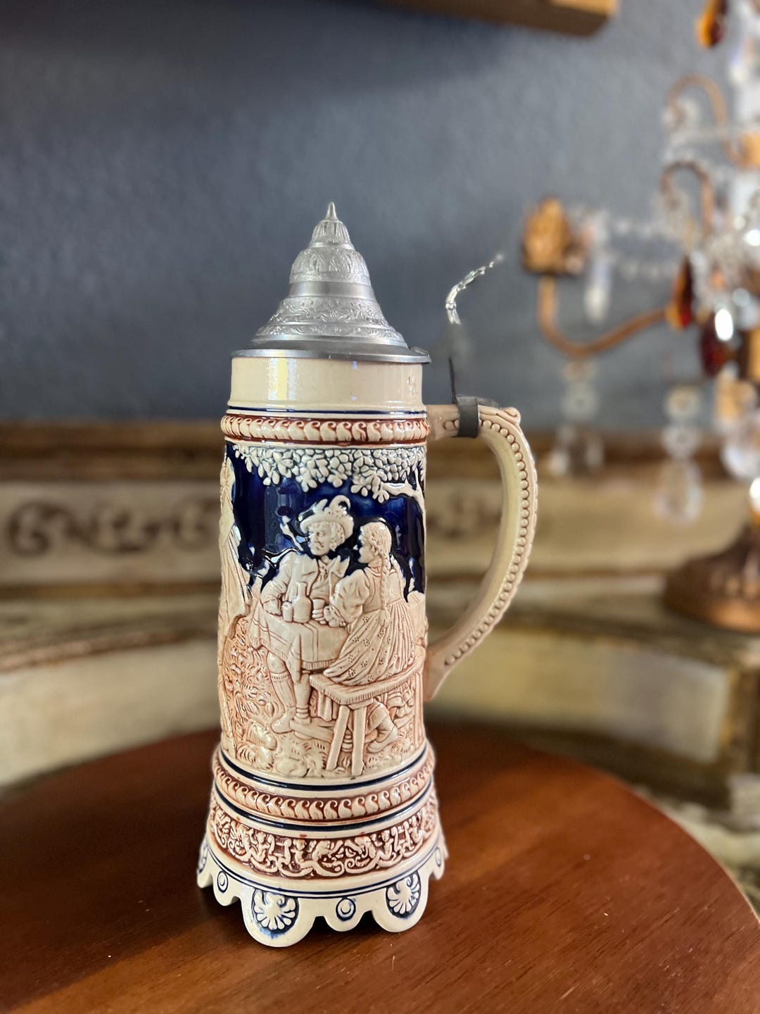 Vintage Musical Lidded Beer Stein, 1940s Stoneware, Marked 1786 - Etsy