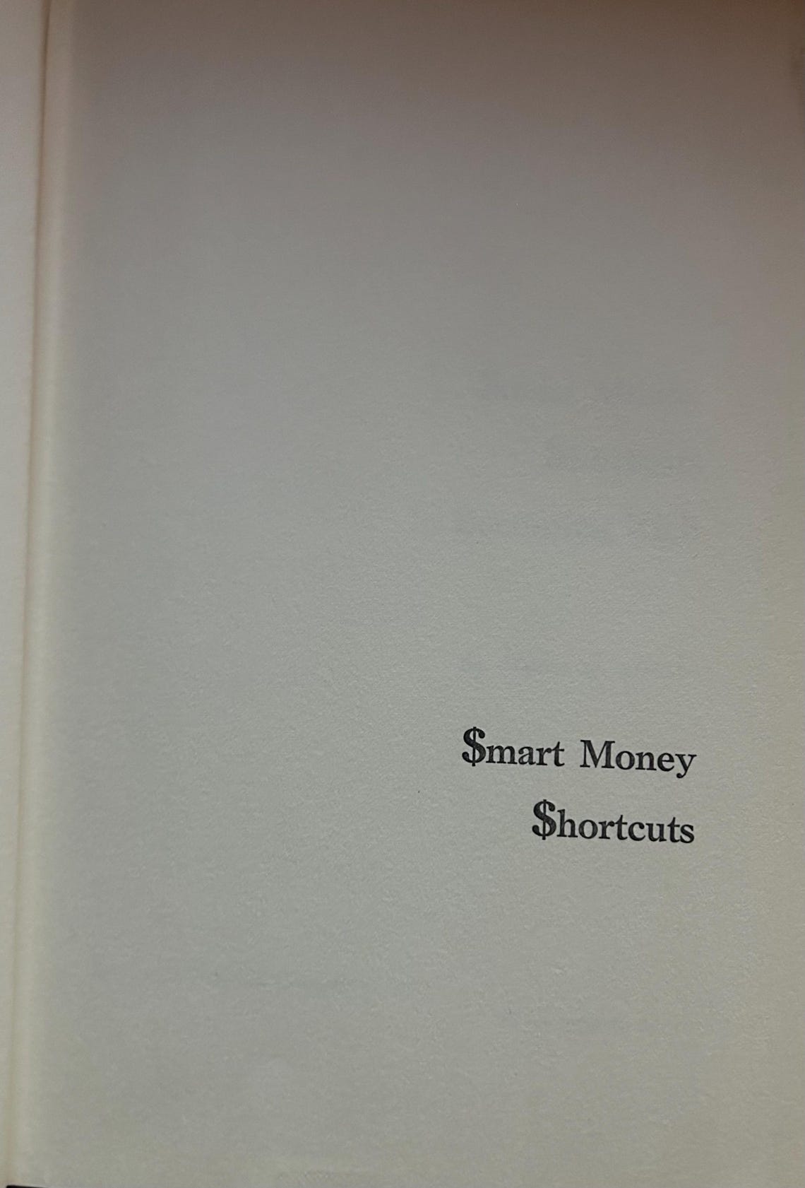 Vintage 1960s Book smart Money Shortcuts to Becoming Rich - Etsy