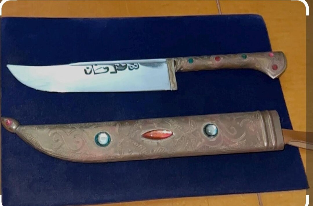 Amazing, Antique Turkish_ Uzbek Pchak Knife, Dagger. Cooper or Brass ...