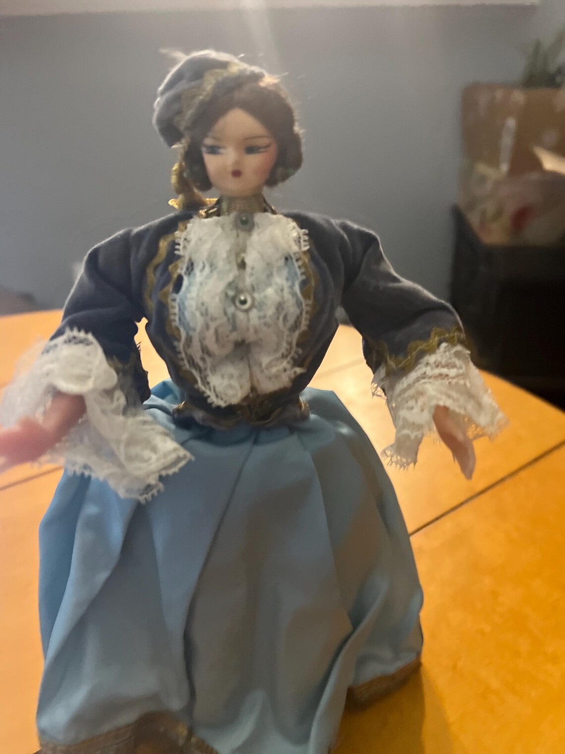 Vintage Amalia Dance Greek Doll. Folkloric Costume. 10x5. Porcelain and ...