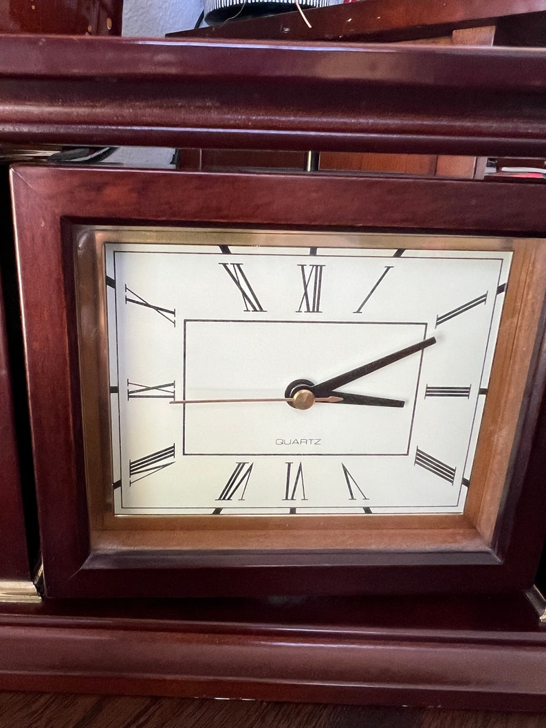 Vintage Quartz Picture Frame Clock, Taiwan - Etsy