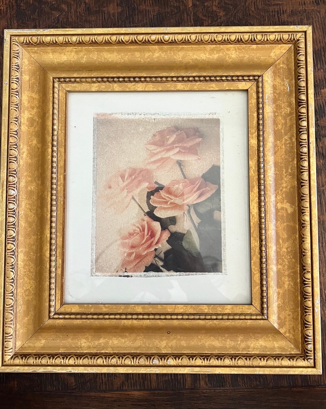 Victorian Roses 1800's Lithograph Framed Print From Pierre-joseph ...