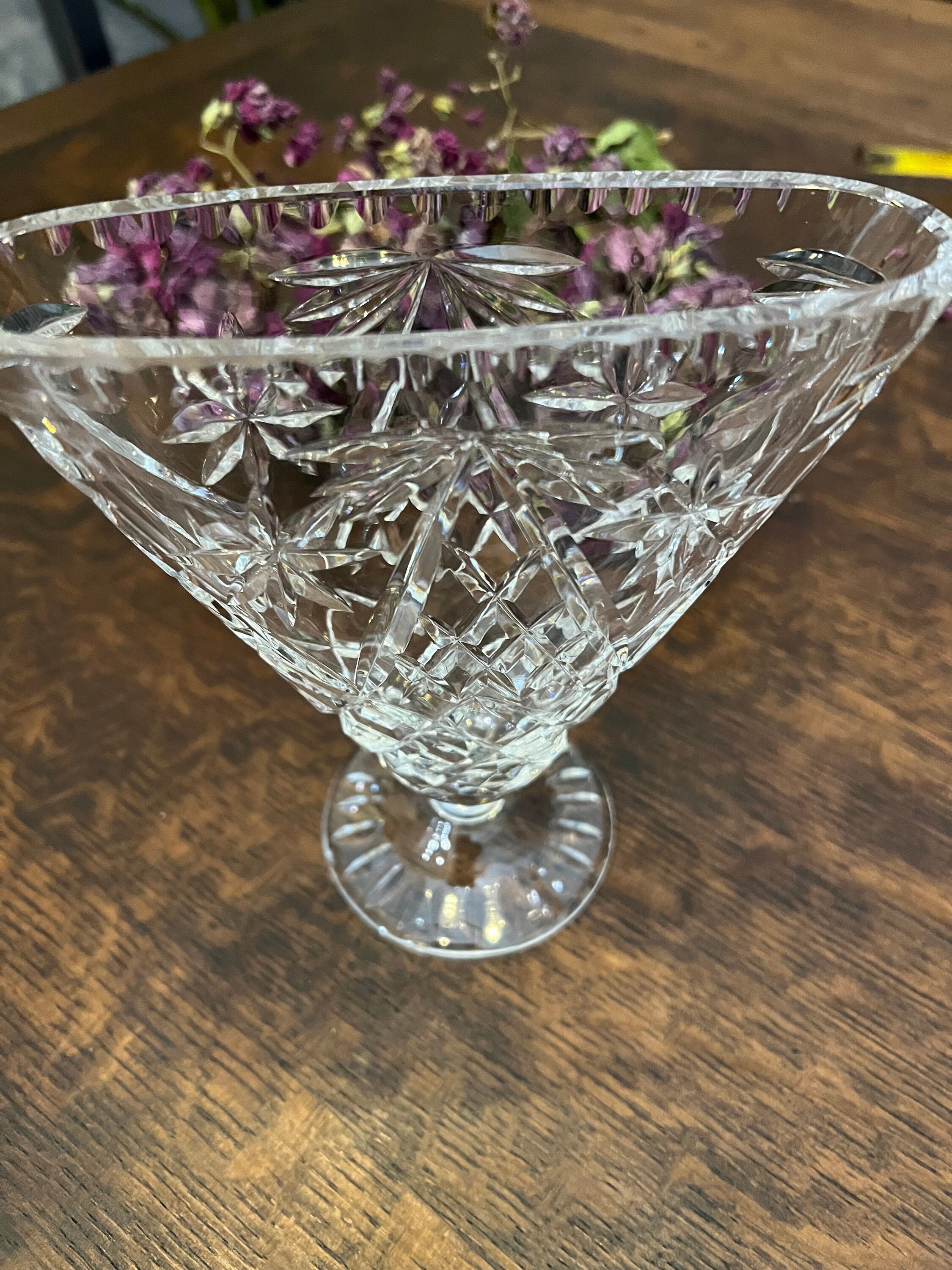 Chic & Fancy Crystal Vase. Shiny and Sparkly. - Etsy
