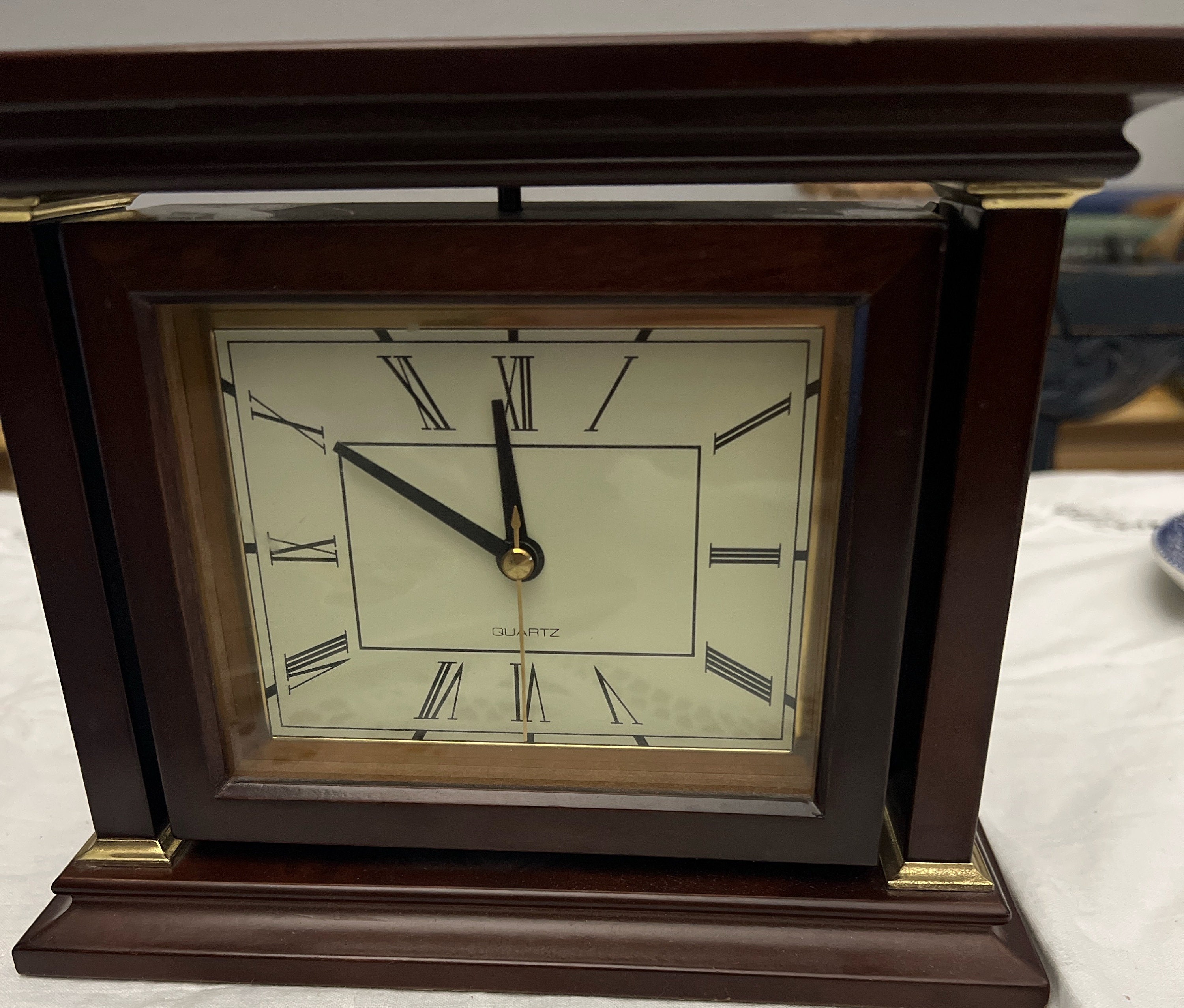 Vintage Z Quartz Taiwan Picture Frame Clock. 080 Z26. Working, Great ...