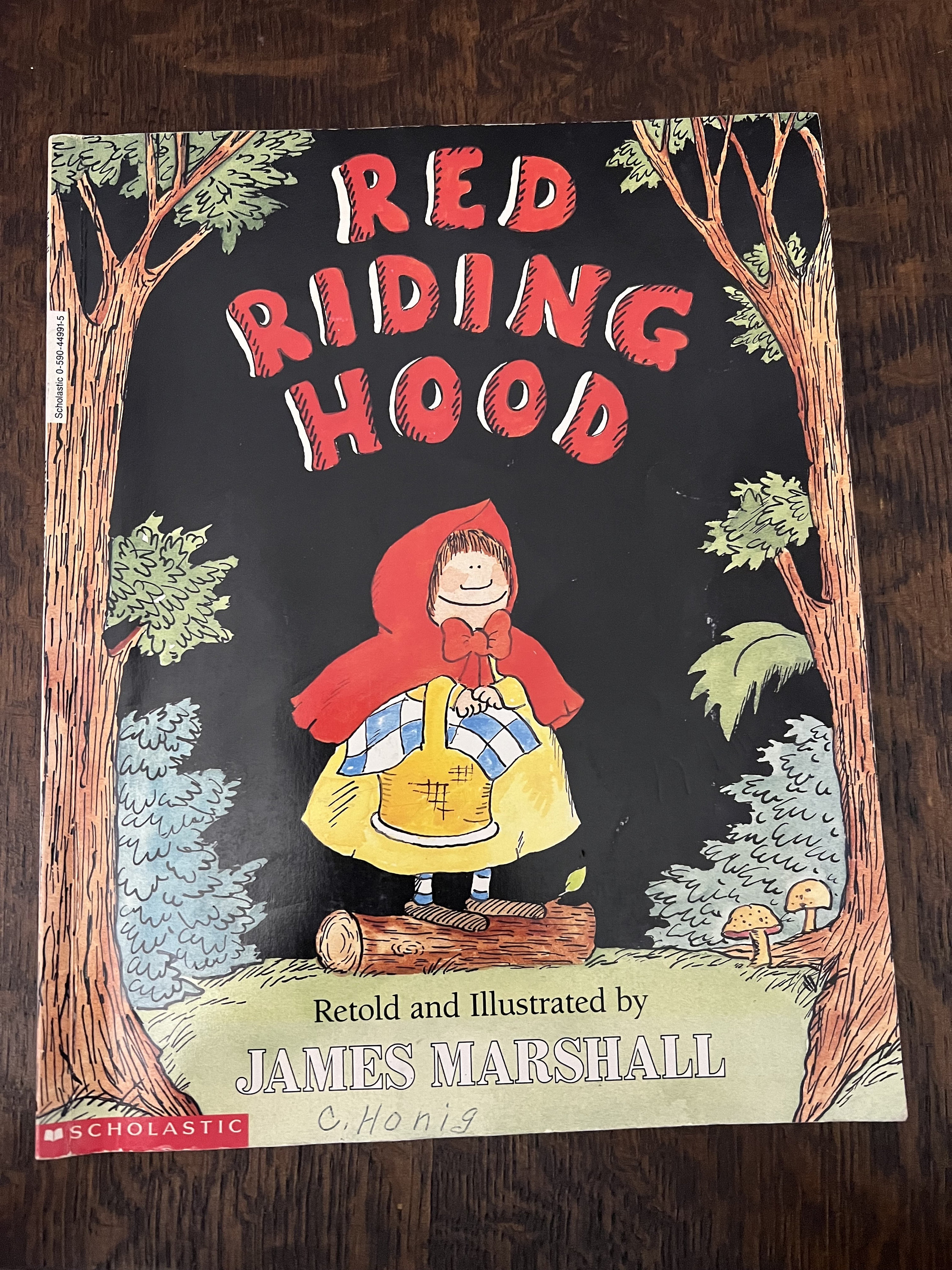 Red Riding Hood. Vintage Scholastic 1991. 10.5x8.5 Inches. James ...