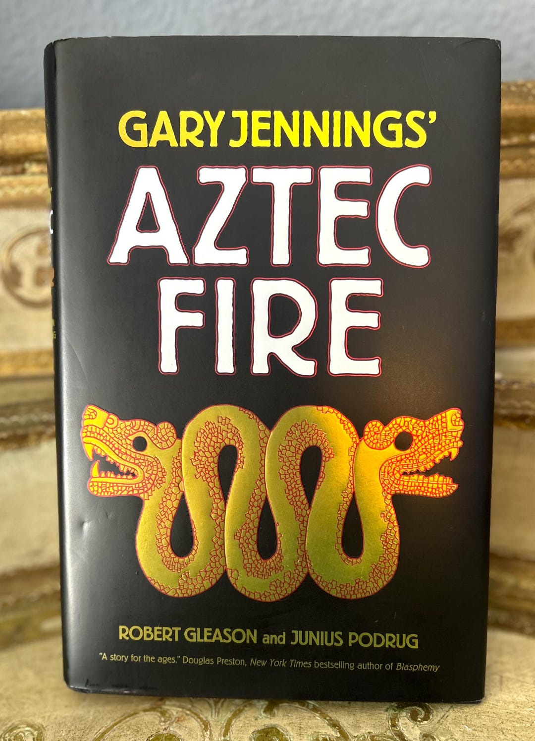 Gary Jennings' "aztec Fire"-- Hardcover Book by Robert Gleason and ...