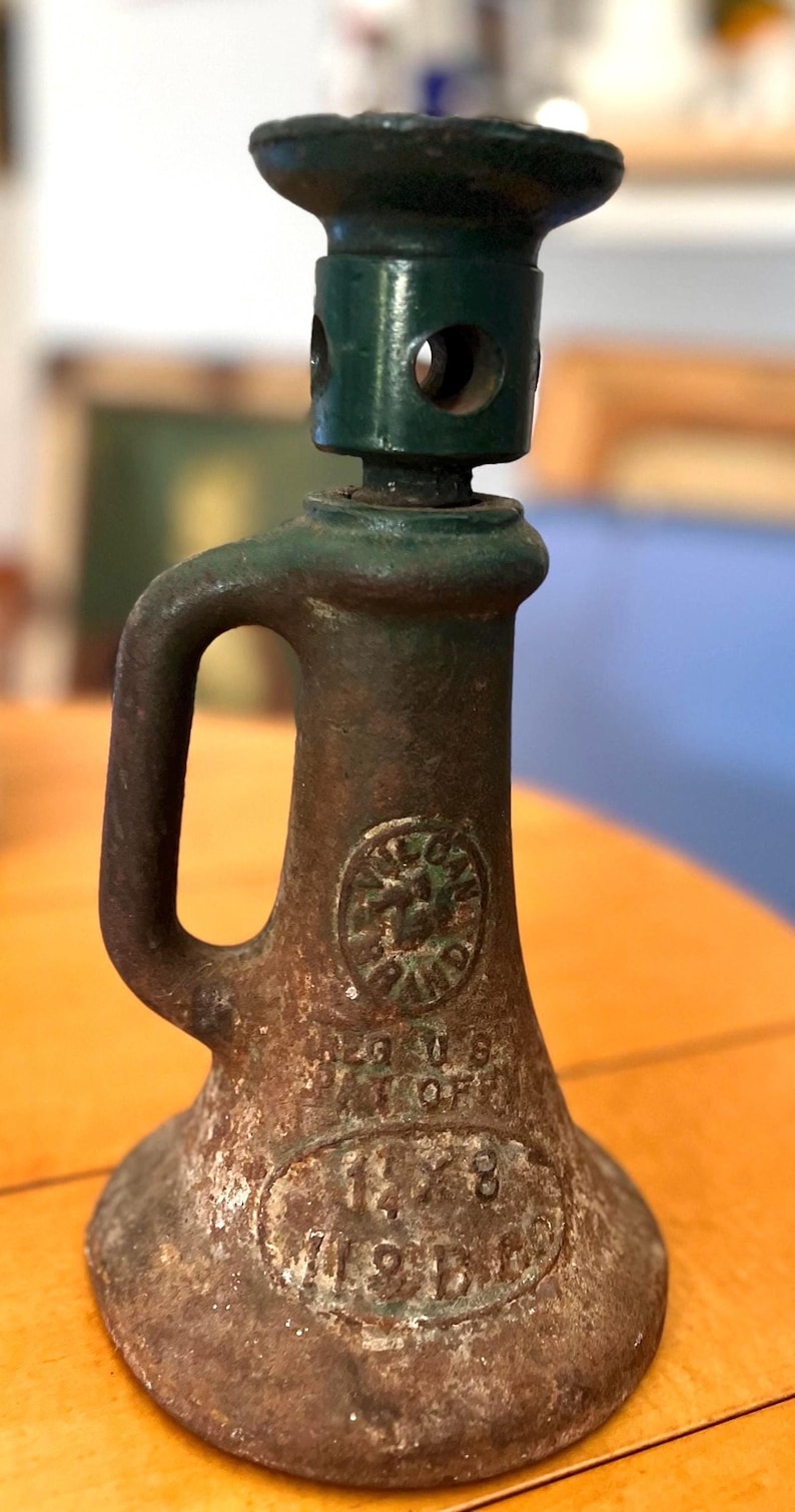 Vintage Vulcan Cast Iron Screw Jack, Railroad Tool, 11x6 - Etsy
