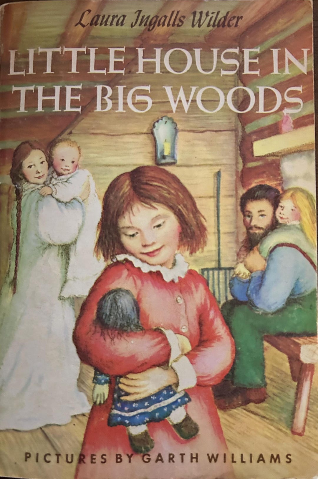 Vintage Book "little House in the Big Woods" by Laura Ingalls Williams ...