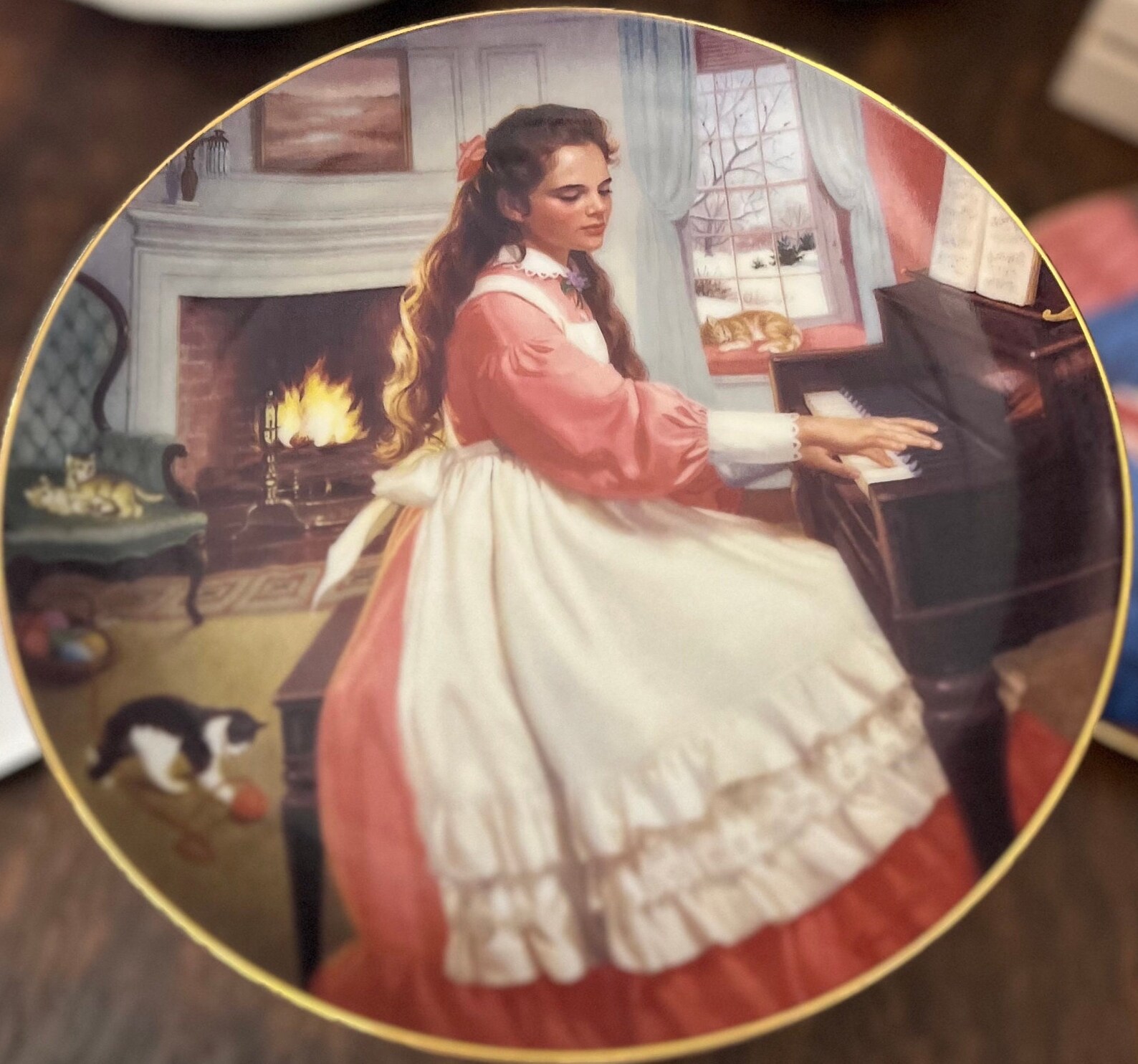 Little Women by Banbury Mint. Marmee and Beth Collector's Plate 1990 ...