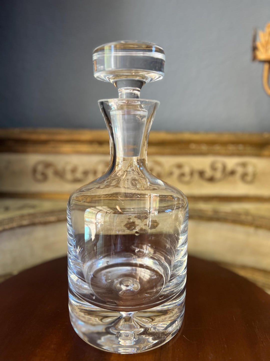 Ravenscroft Buckingham Crystal Whiskey Decanter, Handmade in Poland - Etsy