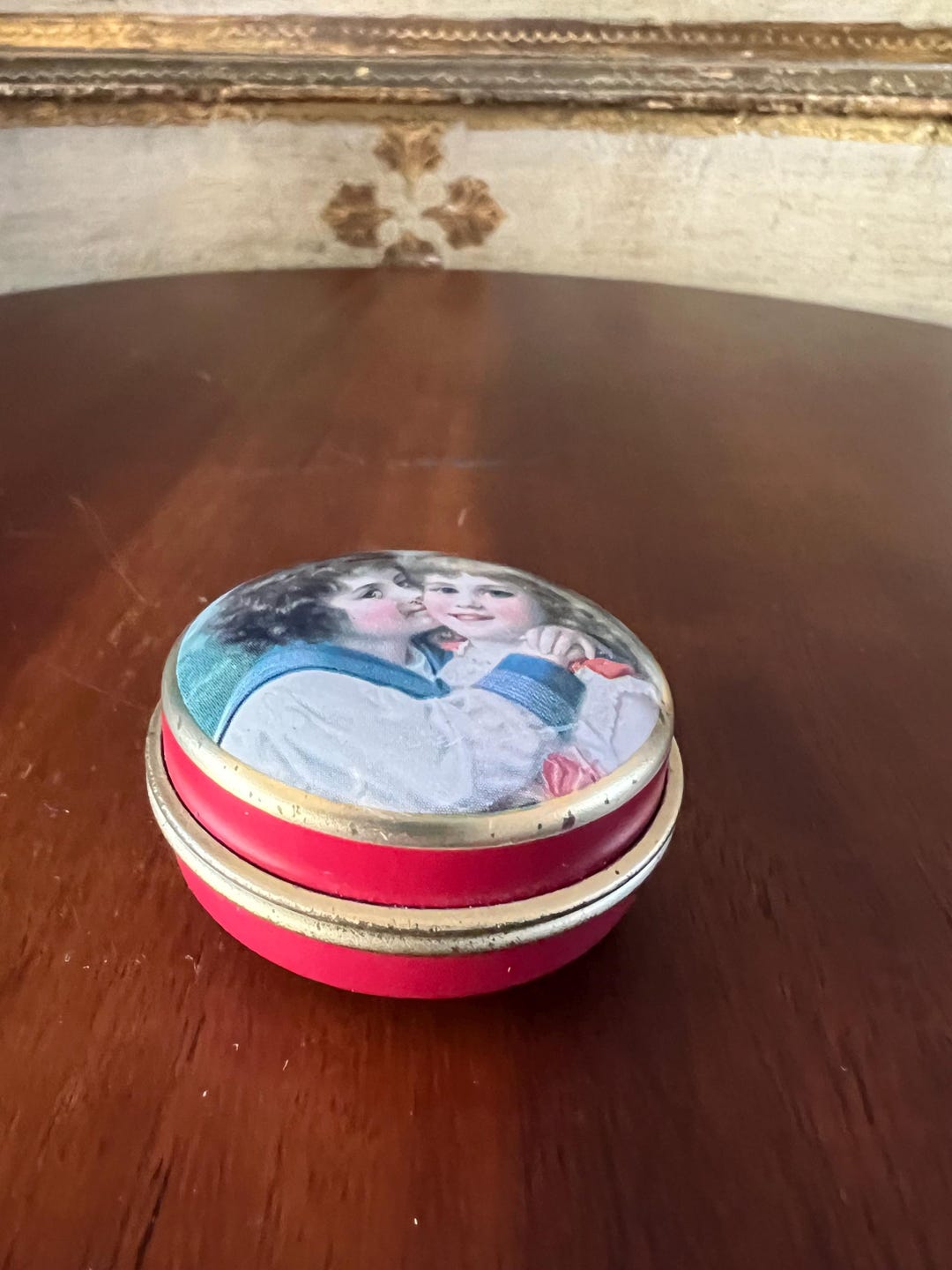Vintage Bon Bon Tin, Trinket Pill Box, 3 Compartments - Etsy