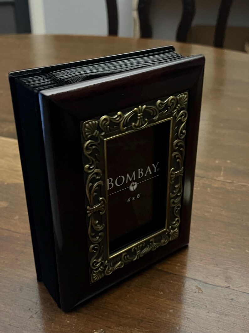 Vintage, Bombay Ornate Photo Album With Top Glass. 7.25x5.5 Inches ...