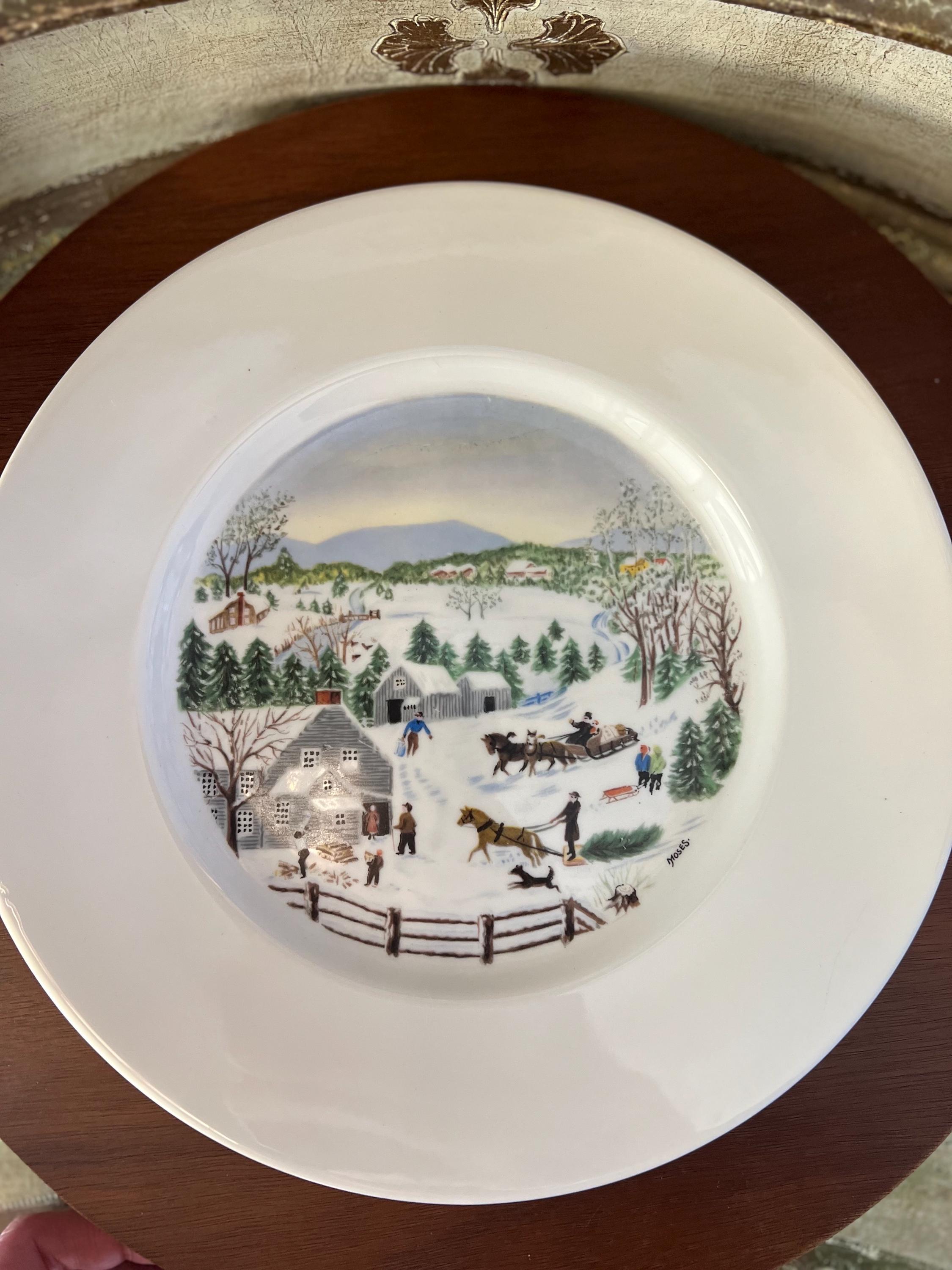 Vintage Atlas China "catching Turkey" Porcelain Plate, Limited Edition ...