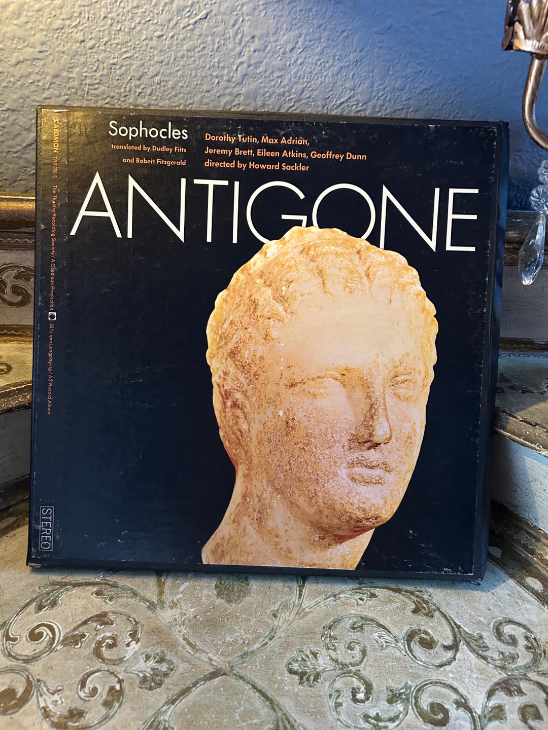 Antigone-- Vintage Vinyl of Greek Tragedy Play by Sophocles in Original ...