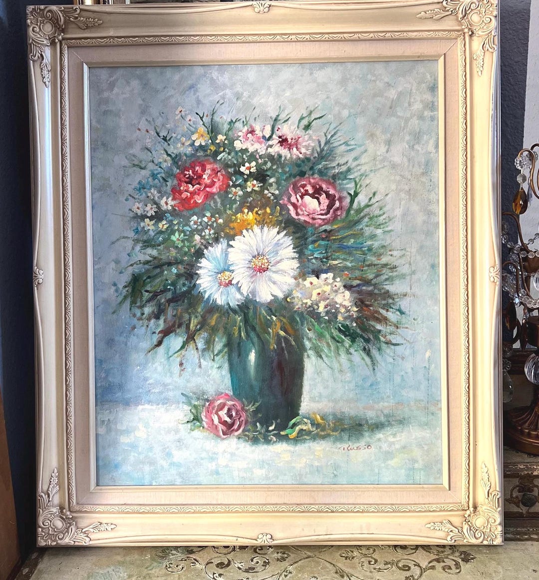 Beautiful Original Art From German Artist "russo". Signed, Oil Painting ...