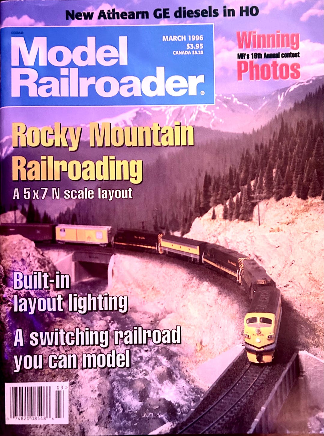 Vintage Modern Railroad Magazines-- Comes Separately From March 1996 ...