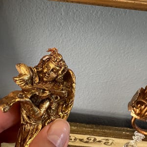 Baroque Style Vintage Angels, Cherubim's Playing Musical Instruments ...