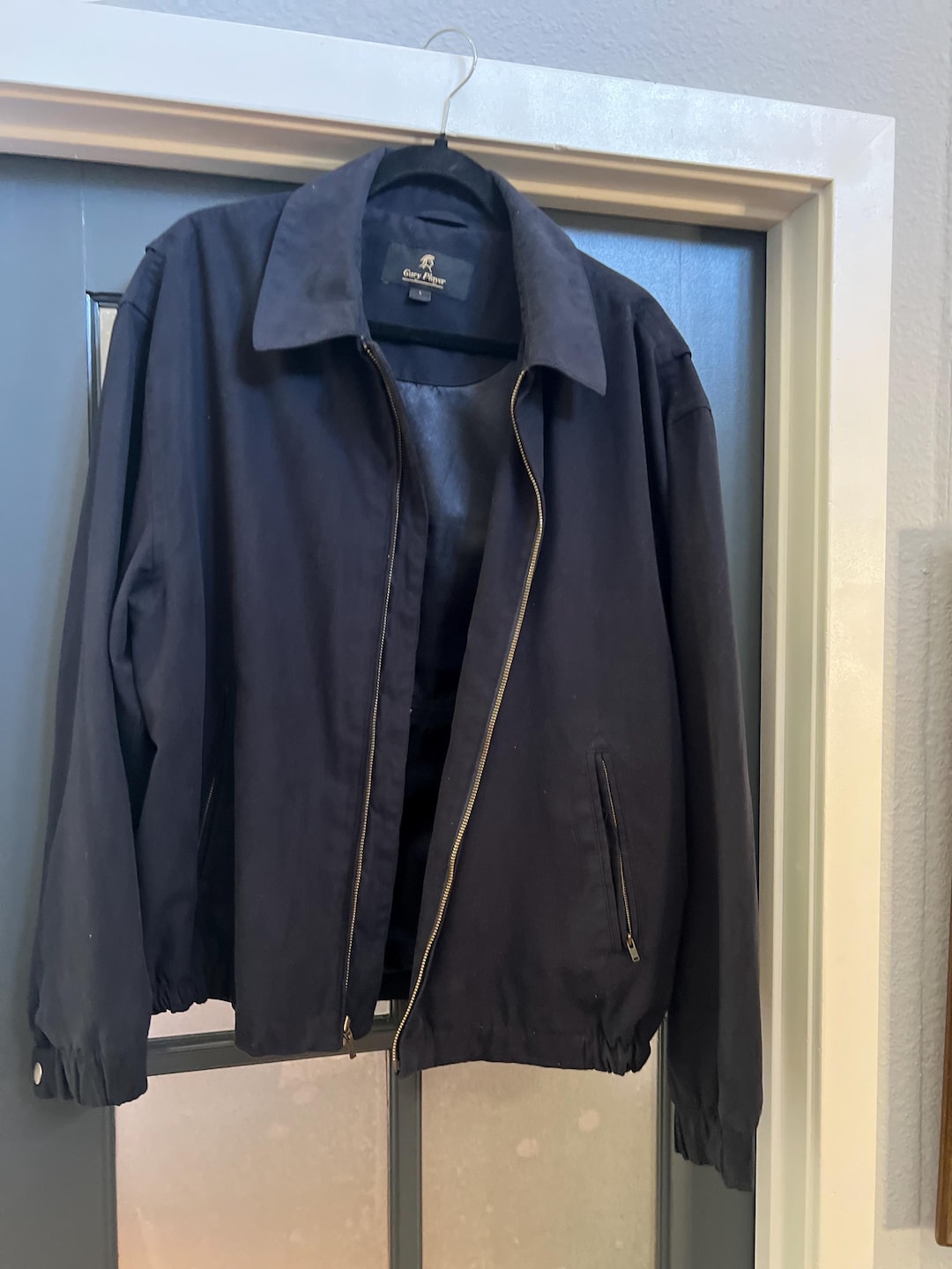 Vintage Gary Player Jacket for Guys. Navy Blue, Large Size. Looks Like ...