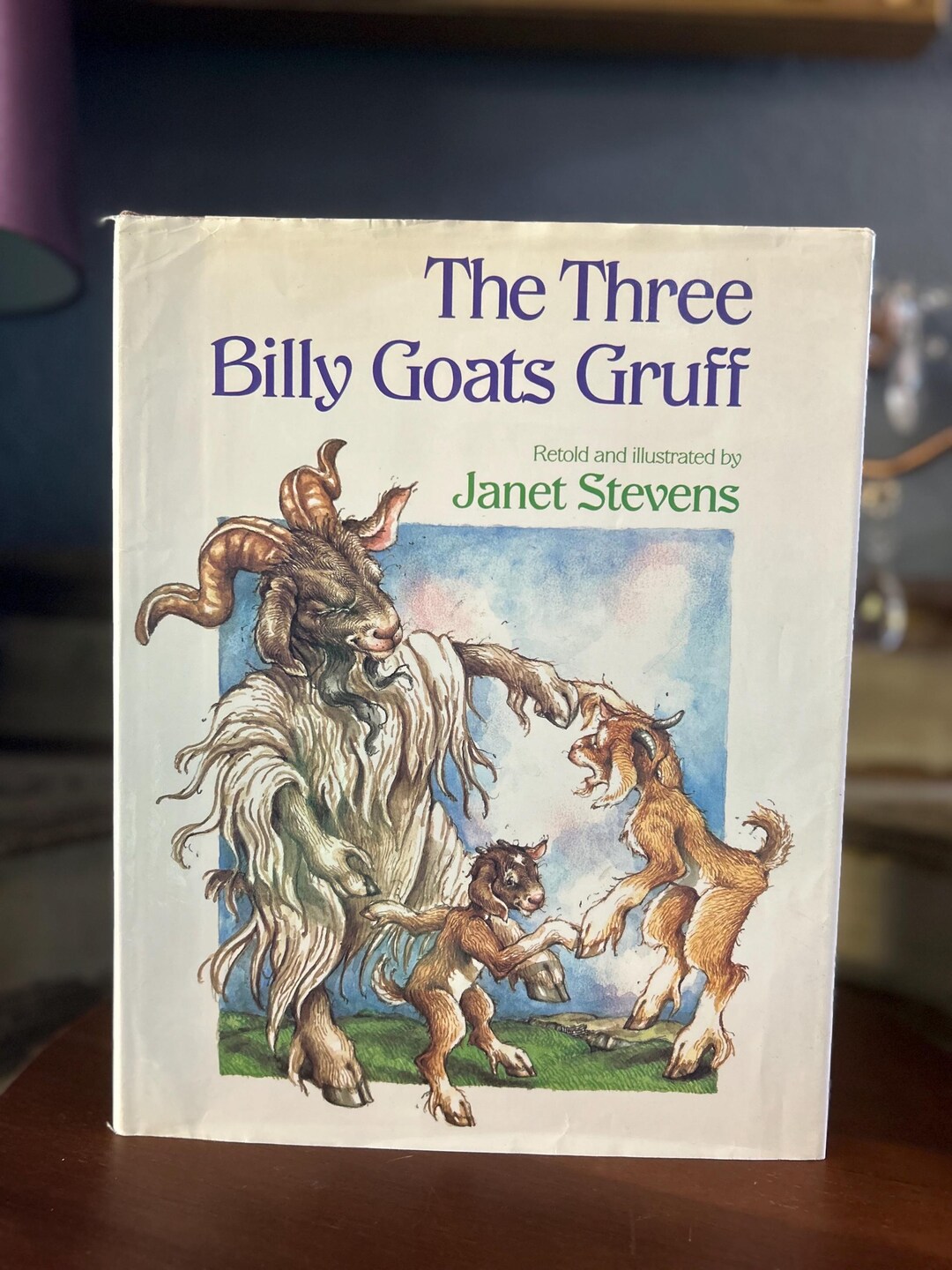 The Three Billy Goats Gruff-- Vintage @1987 11.5" X 9" Hardcover ...
