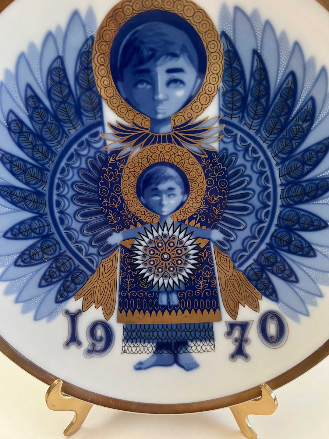 1970 Santa Clara Collectible Plate, Made in Spain - Etsy