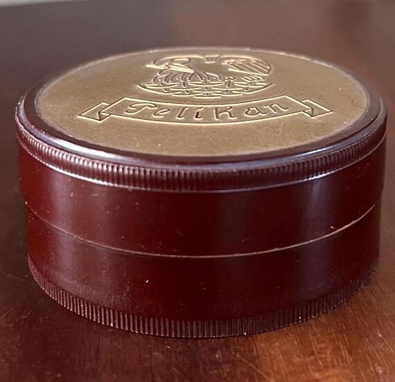 Vintage 1950's "Pelikan" Lidden box. Storage for type… - Gem