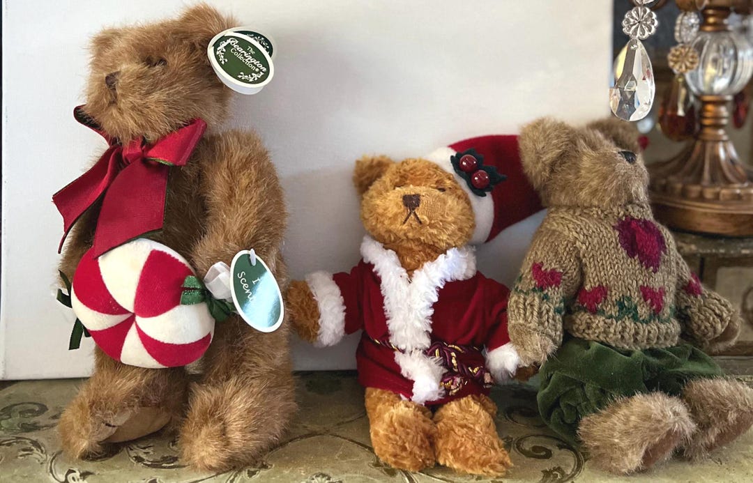 Vintage Christmas, Scented Bear "the Bearington Collection" 10x5.5 ...