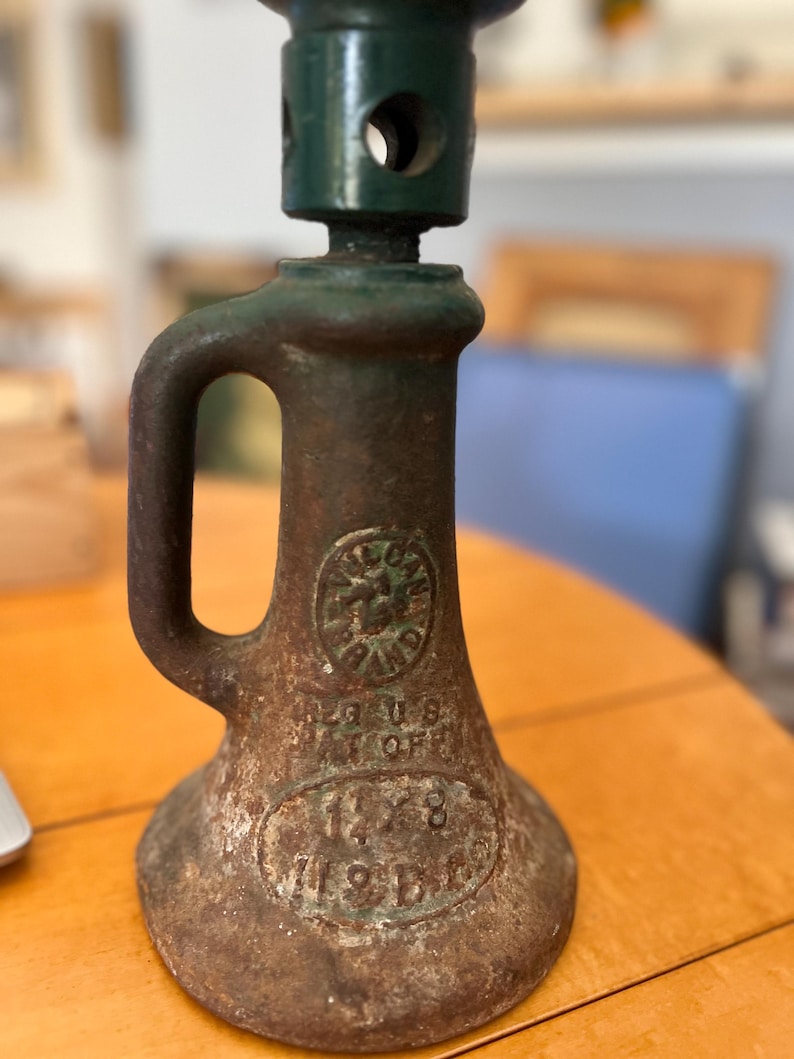 Vintage Vulcan Cast Iron Screw Jack, Railroad Tool, 11x6 - Etsy