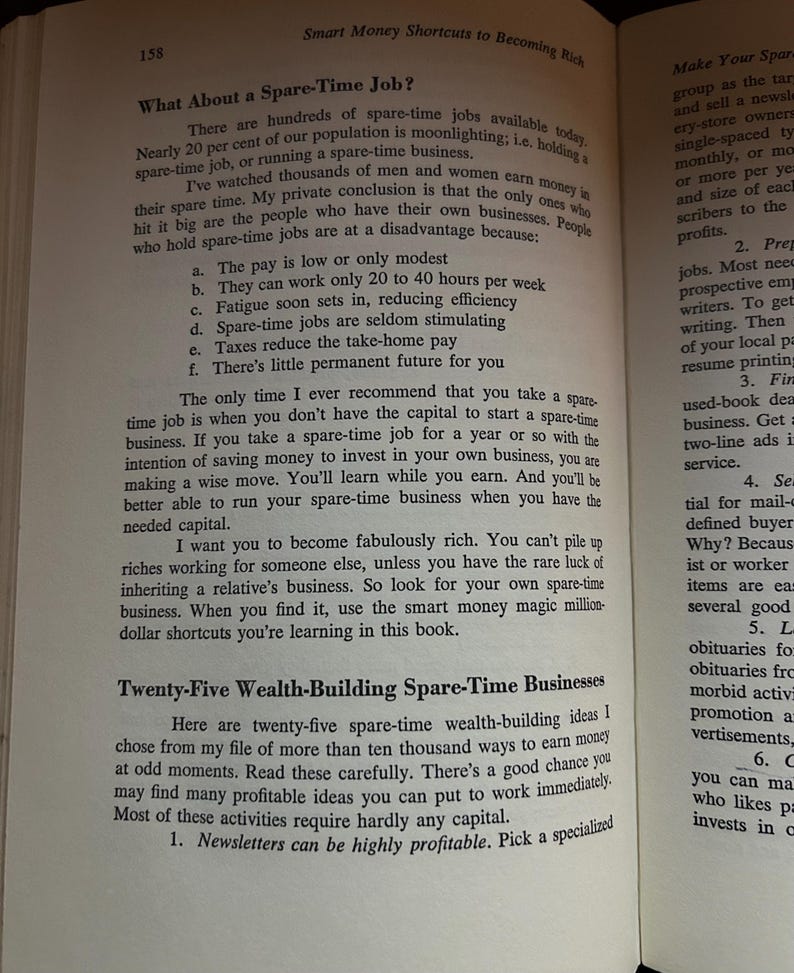 Vintage 1960s Book smart Money Shortcuts to Becoming Rich - Etsy