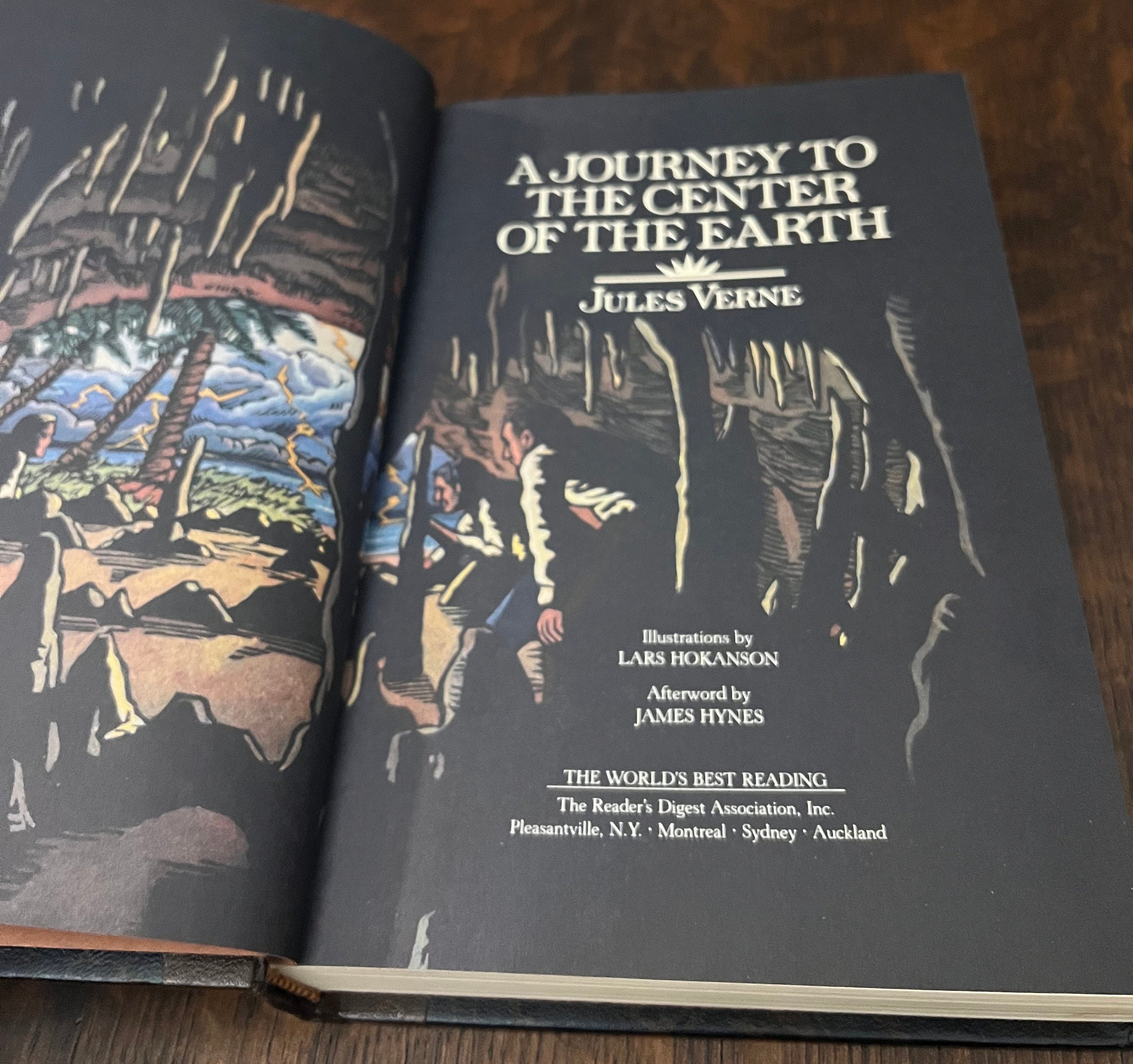 Jules Verne A Journey to the Center of the Earth. 1992 Print. Excellent ...