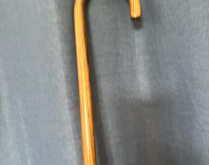 Vintage, Classic Wooden Walking Cane. 100% Solid Wood Walnut Color With ...