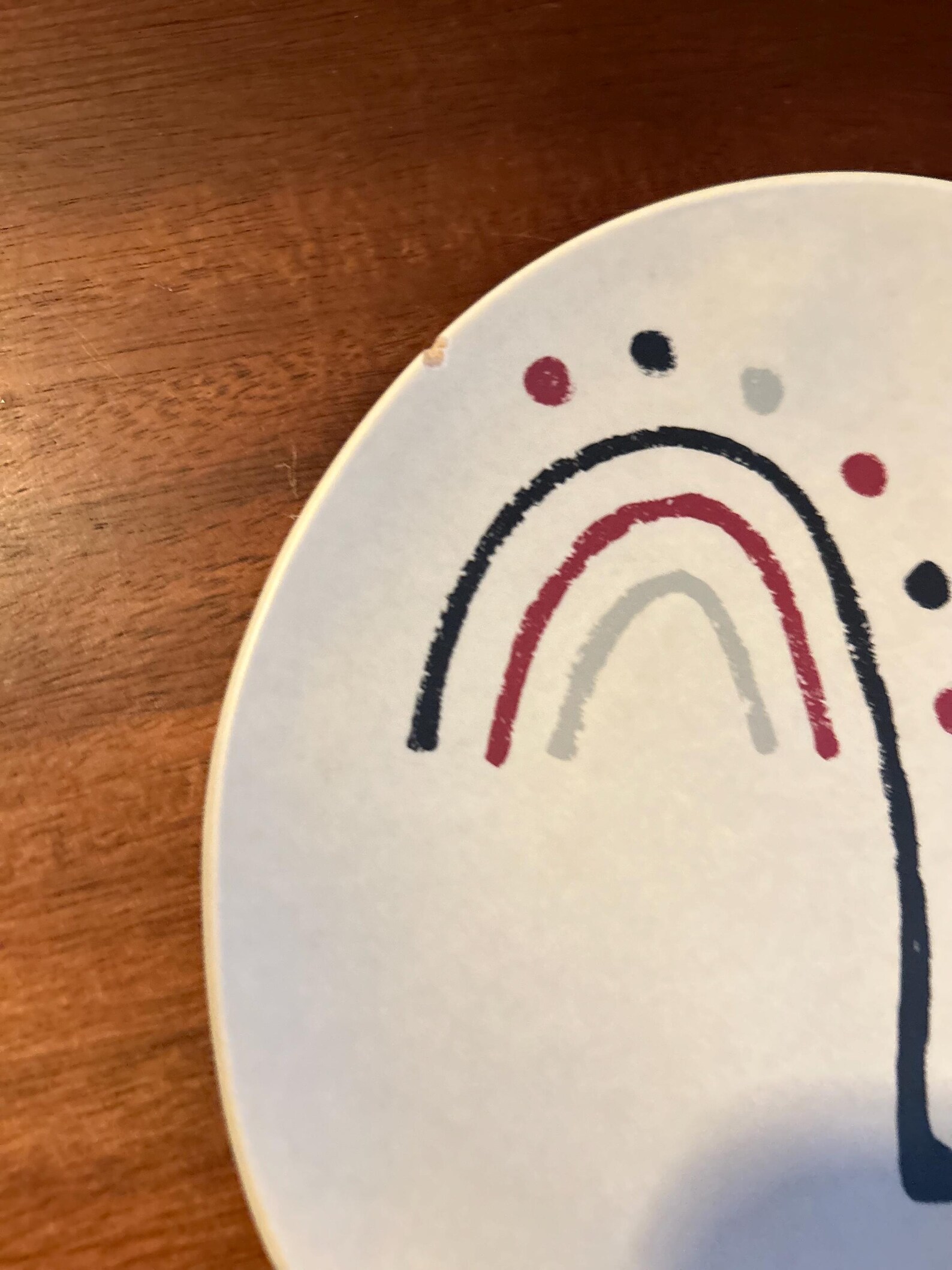 Abstract Face Melamine Snack Plates, Set of 4 - Etsy