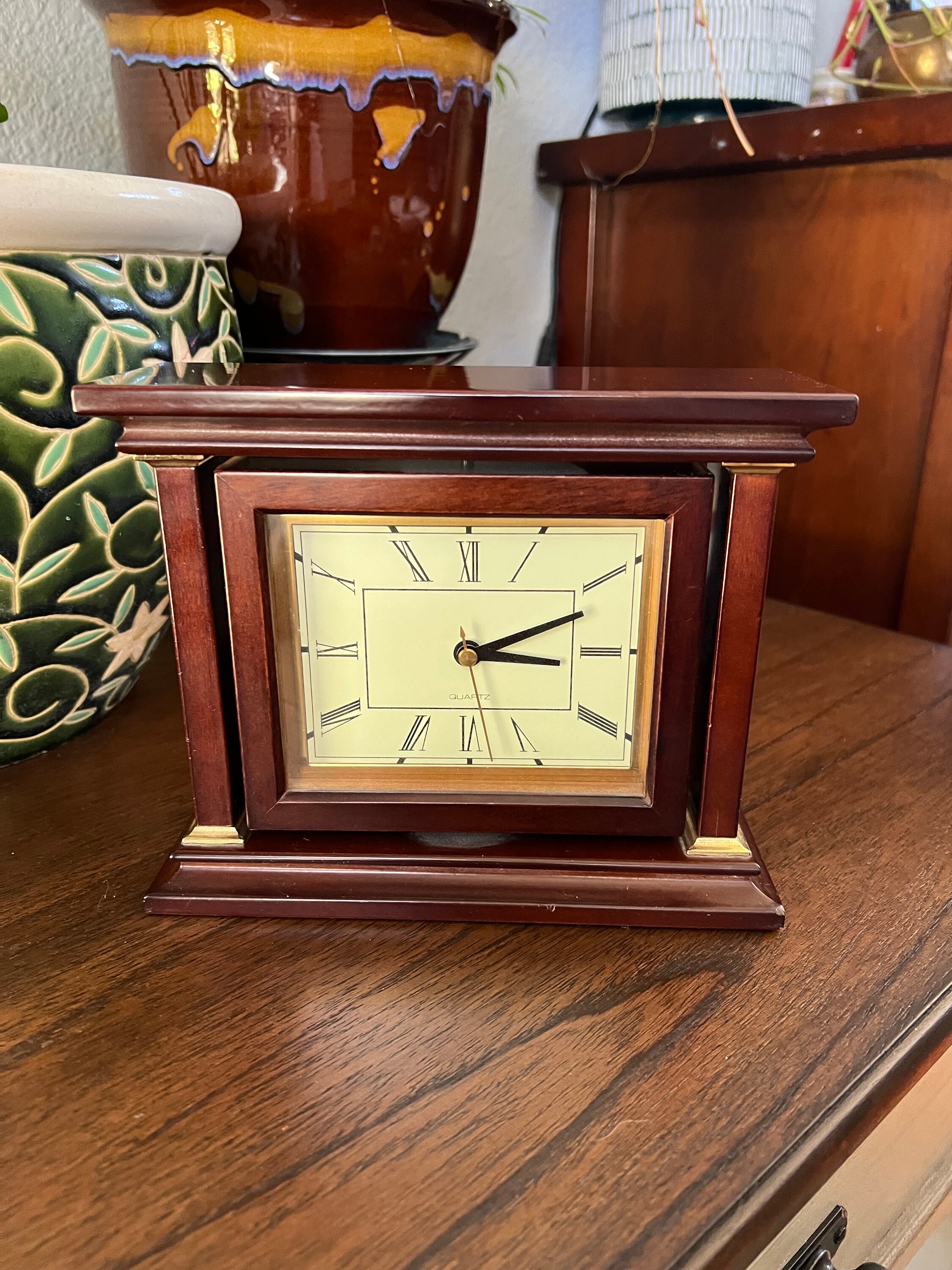 Vintage Z Quartz Taiwan Picture Frame Clock. 080 Z26. Working, Great ...