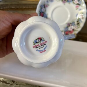 Vintage Royal Albert Bone China Teacup and Saucer, Fragrant Series ...