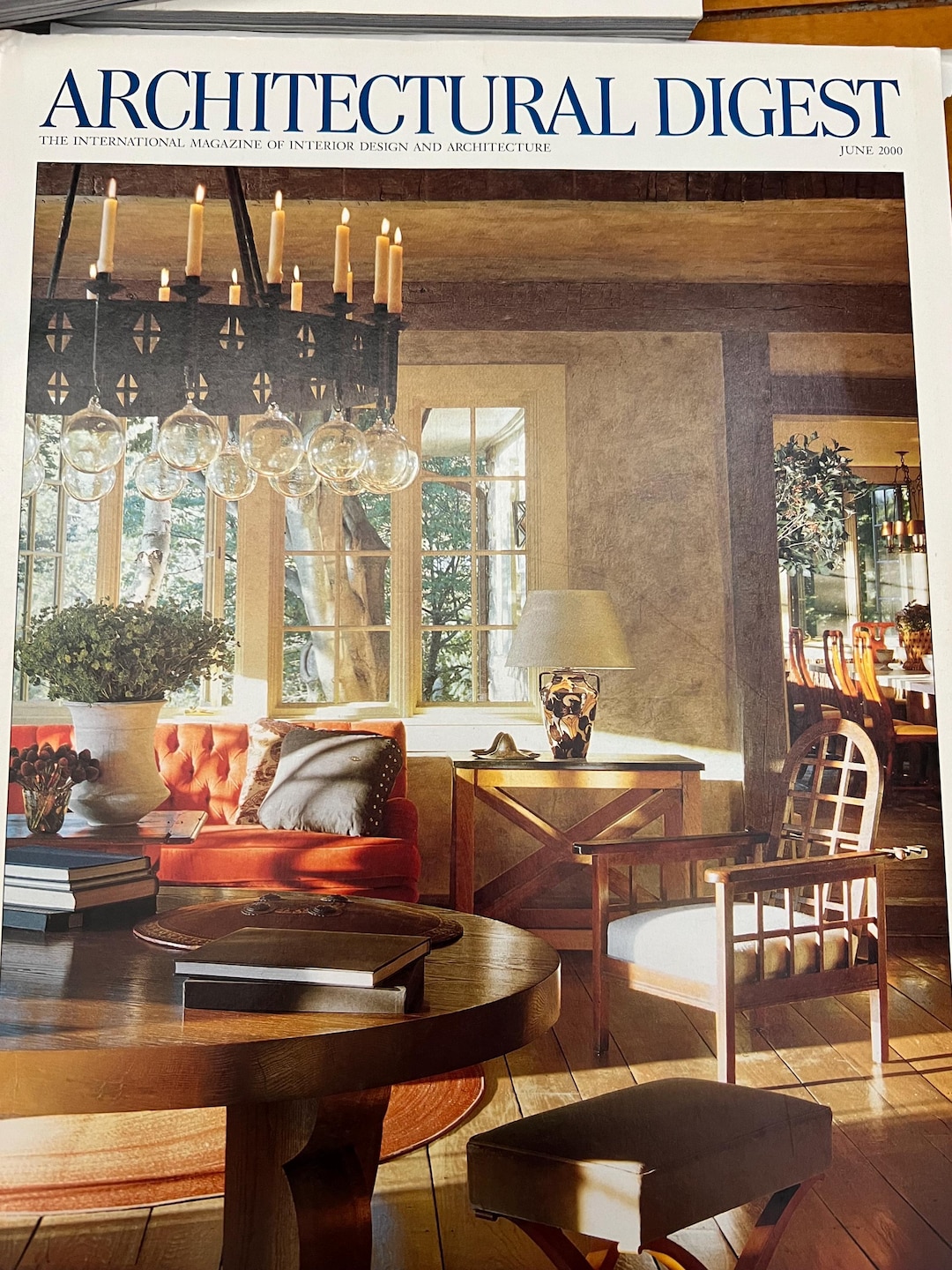 Vintage Architectural Digest Magazine. June, Sep, Oct 2000, March 2001 ...