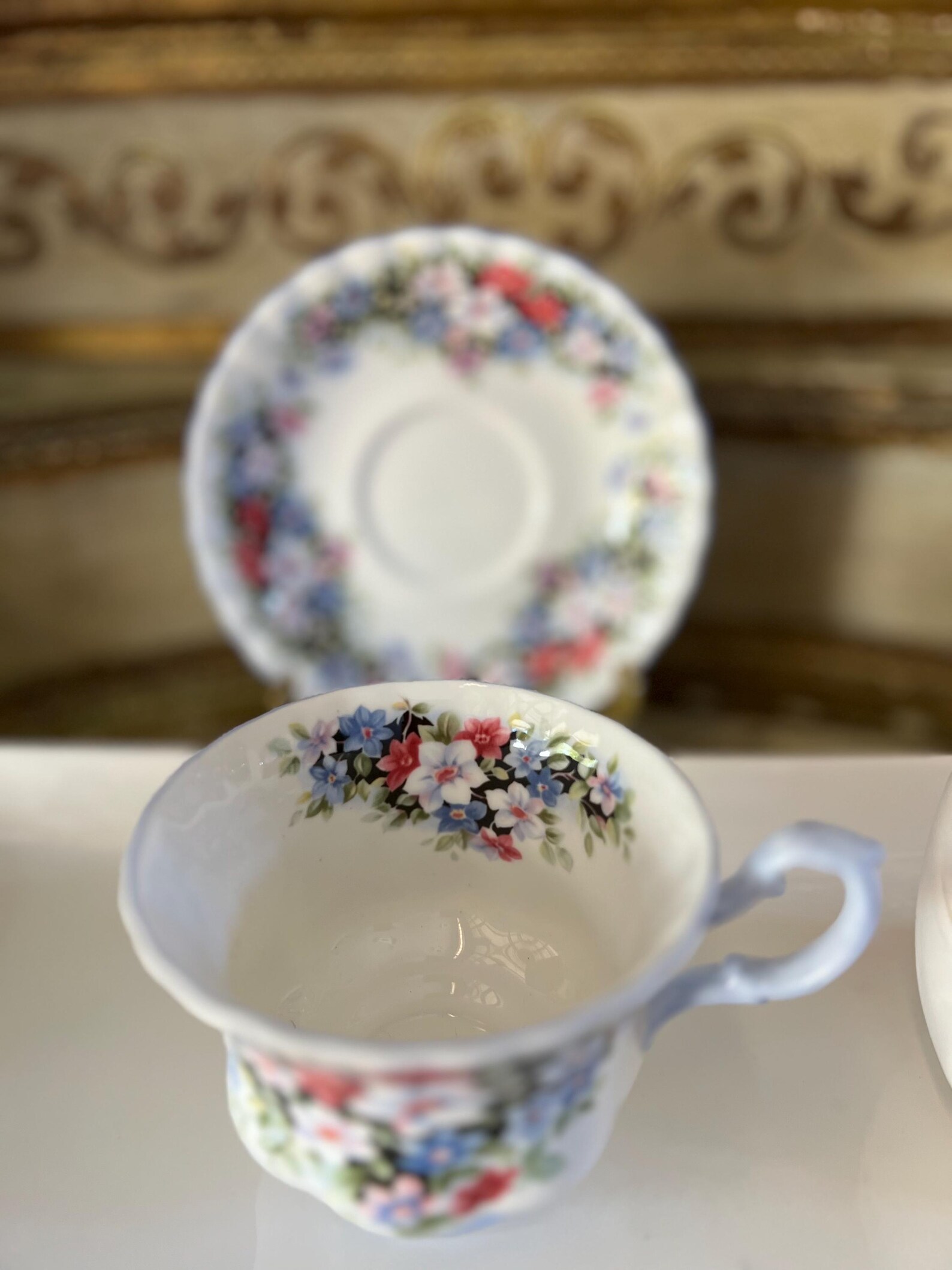 Vintage Royal Albert Bone China Teacup and Saucer, Fragrant Series ...