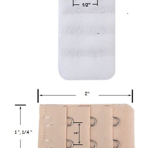 Set of 6 Bra Extender 2 Hooks 6 Pieces Extensions - Etsy