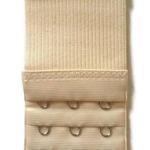Set of 4 Narrow Bra Extenders 3 Hooks With Elastic Band Half Inch ...