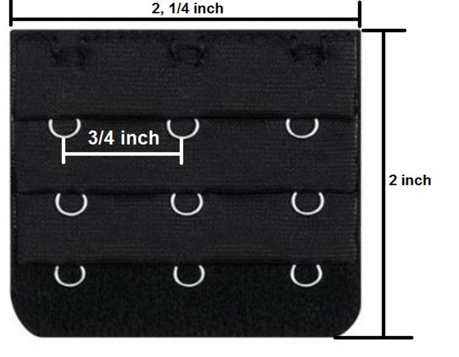 Bra Extenders 3 Hooks Set of 6 - Etsy