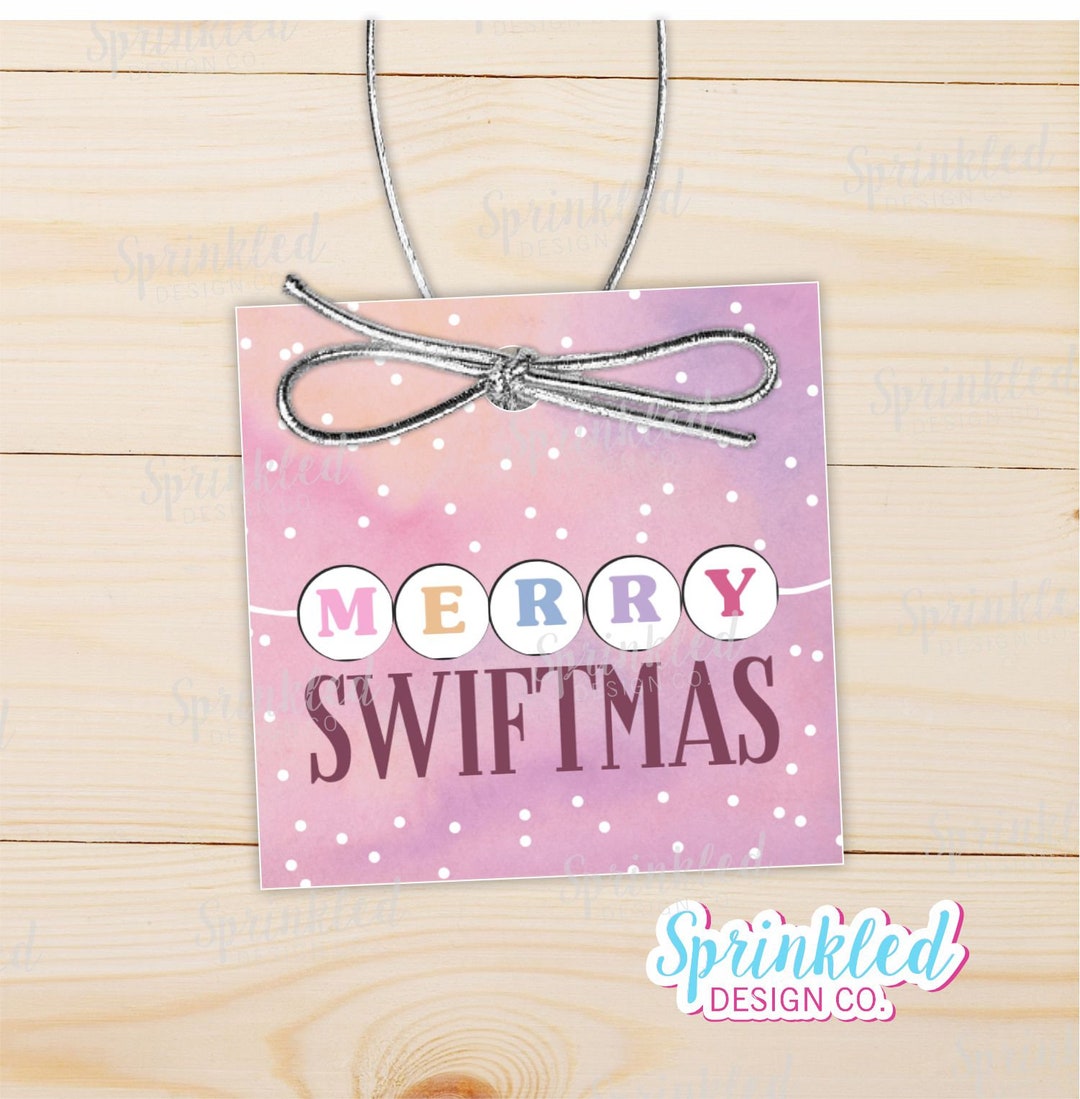 INSTANT DOWNLOAD I Merry Swiftmas LOVER Era I 2x2" Tag | Taylor Swift I ...