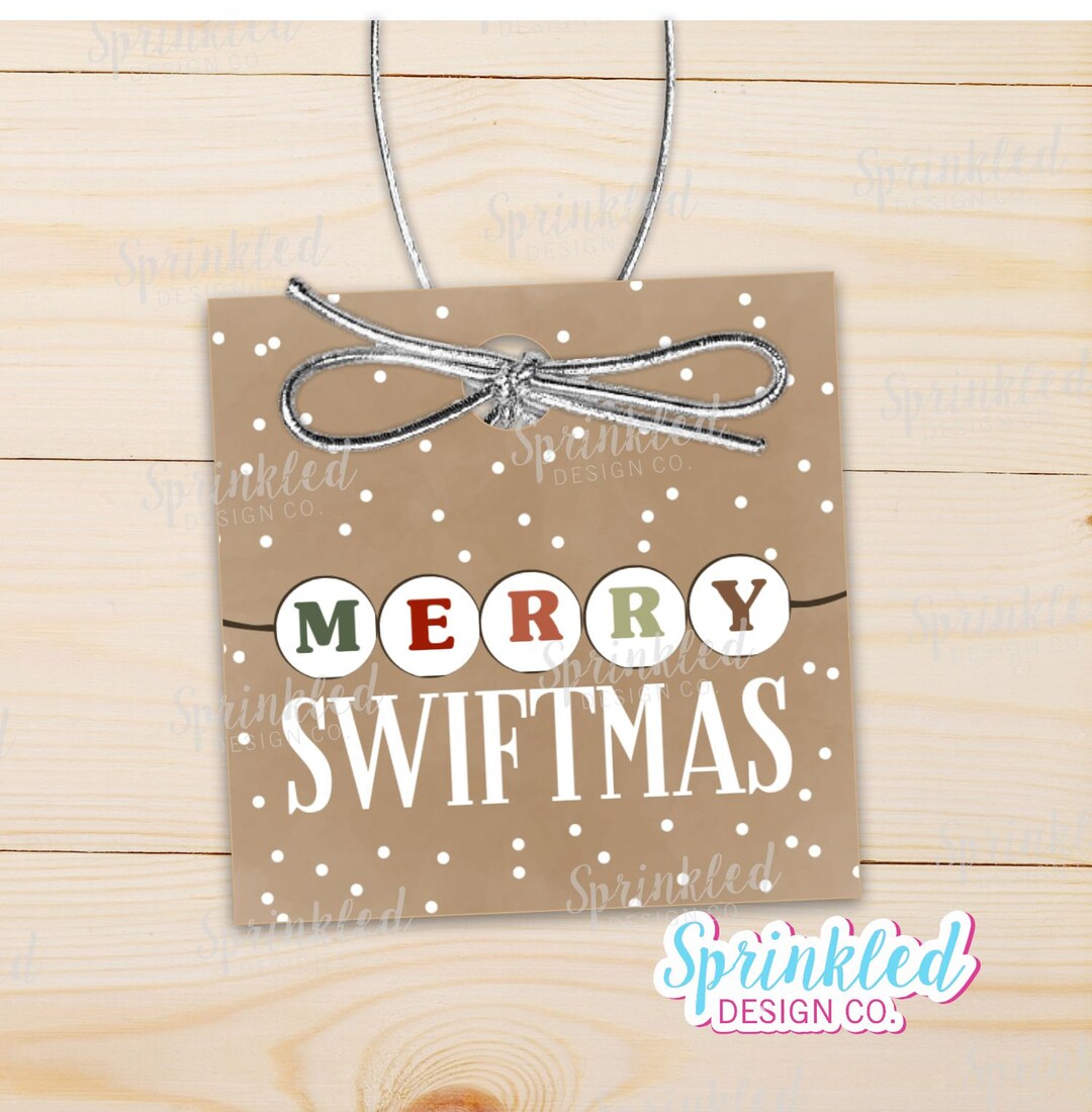 INSTANT DOWNLOAD I Merry Swiftmas EVERMORE Era I 2x2" Tag | Taylor ...