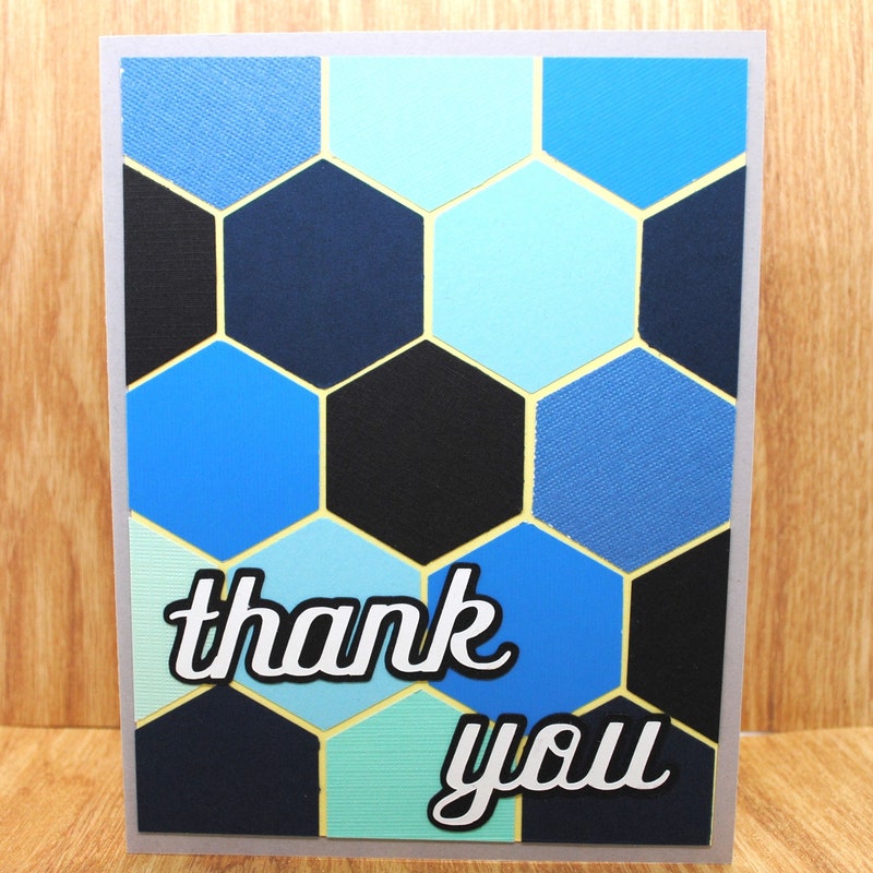 Manly Thank You Card - Etsy