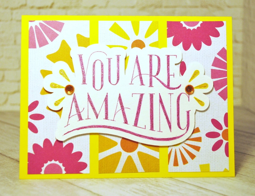 You Are Amazing Encouragement Card, Blank Greeting Card - Etsy UK