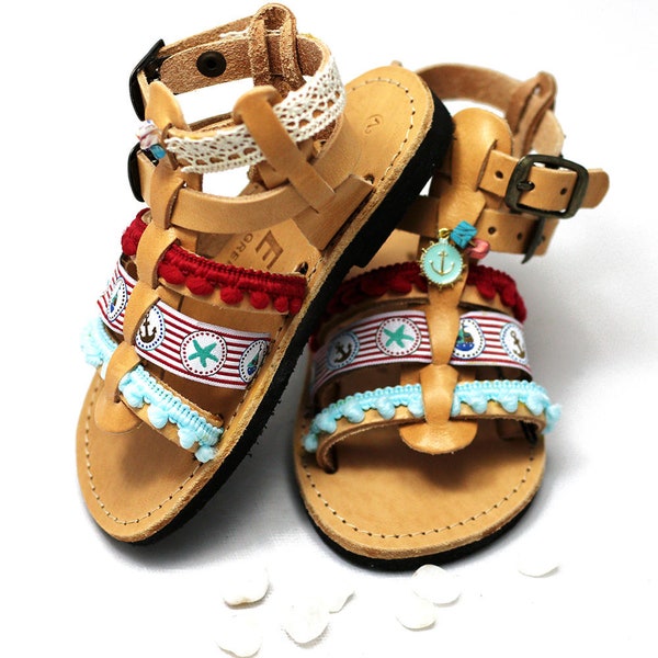 Decorated Sandals - Etsy