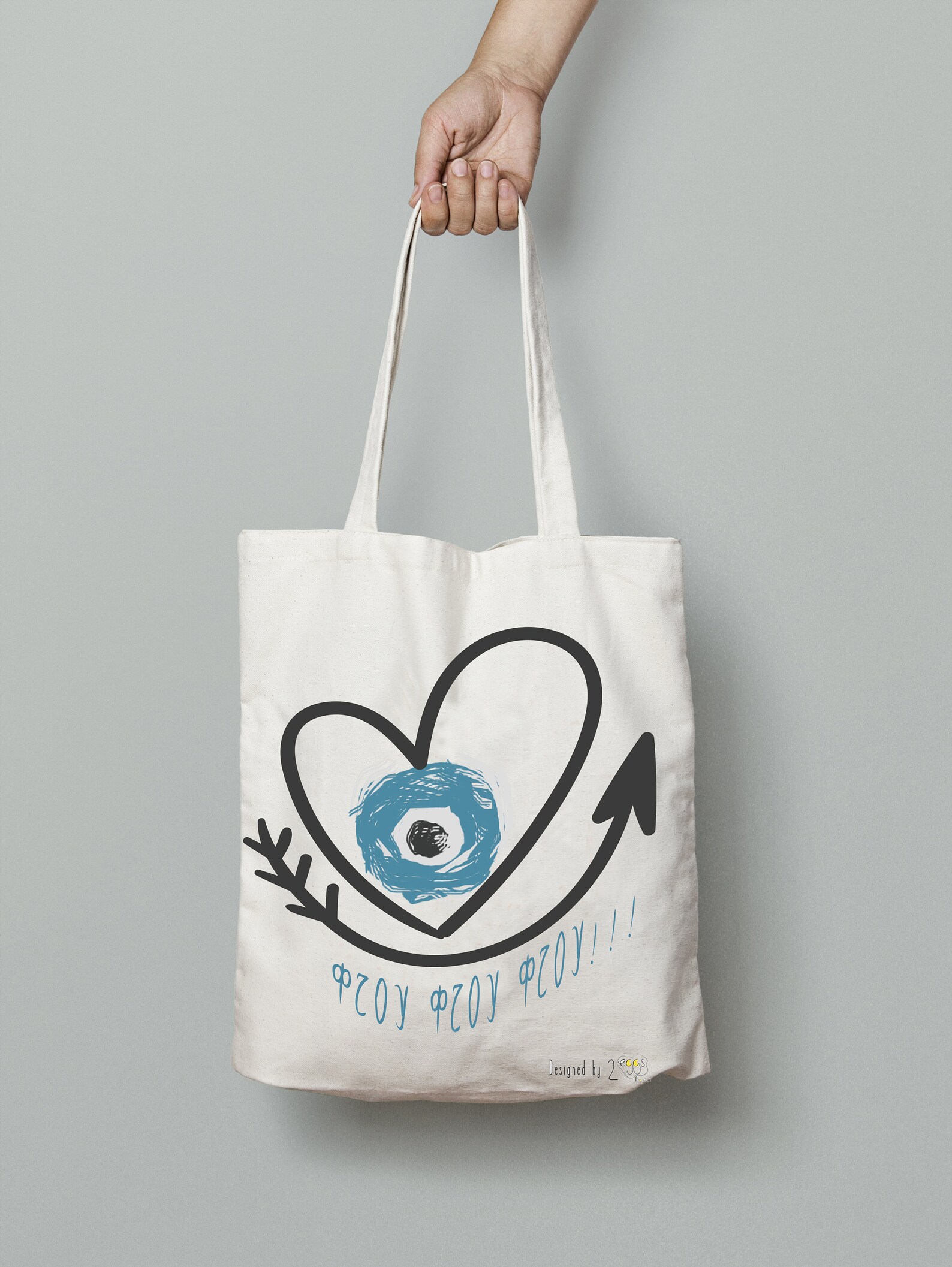 Greek Tote Bag Eye Canvas Printed Tote Bag With Evil Eye and - Etsy