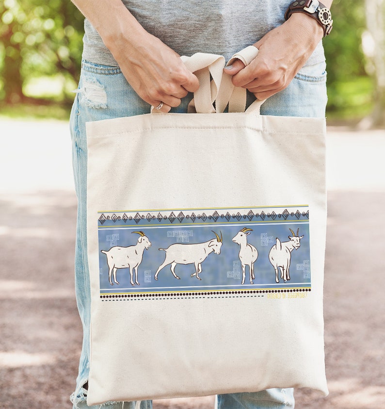 Greek Mythology Printed Tote Bag, Shopping Bag, Souvenir From Greece ...