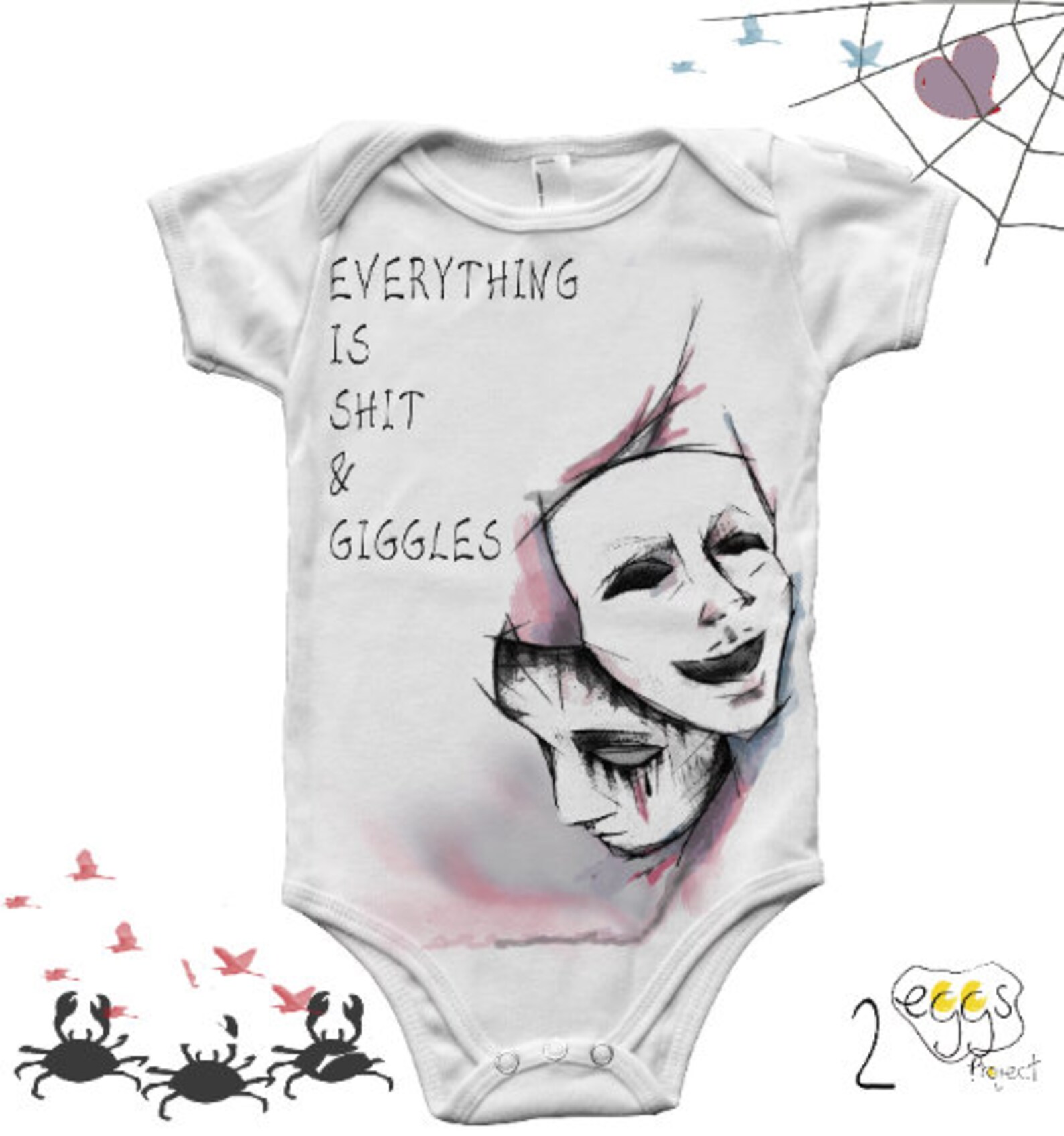 Goth Baby Costume Newborn Boy Coming Home Outfit With Quote everything ...