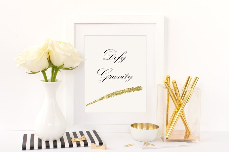 Defy Gravity, Wicked the Musical, Printable Quote, Digital Download ...