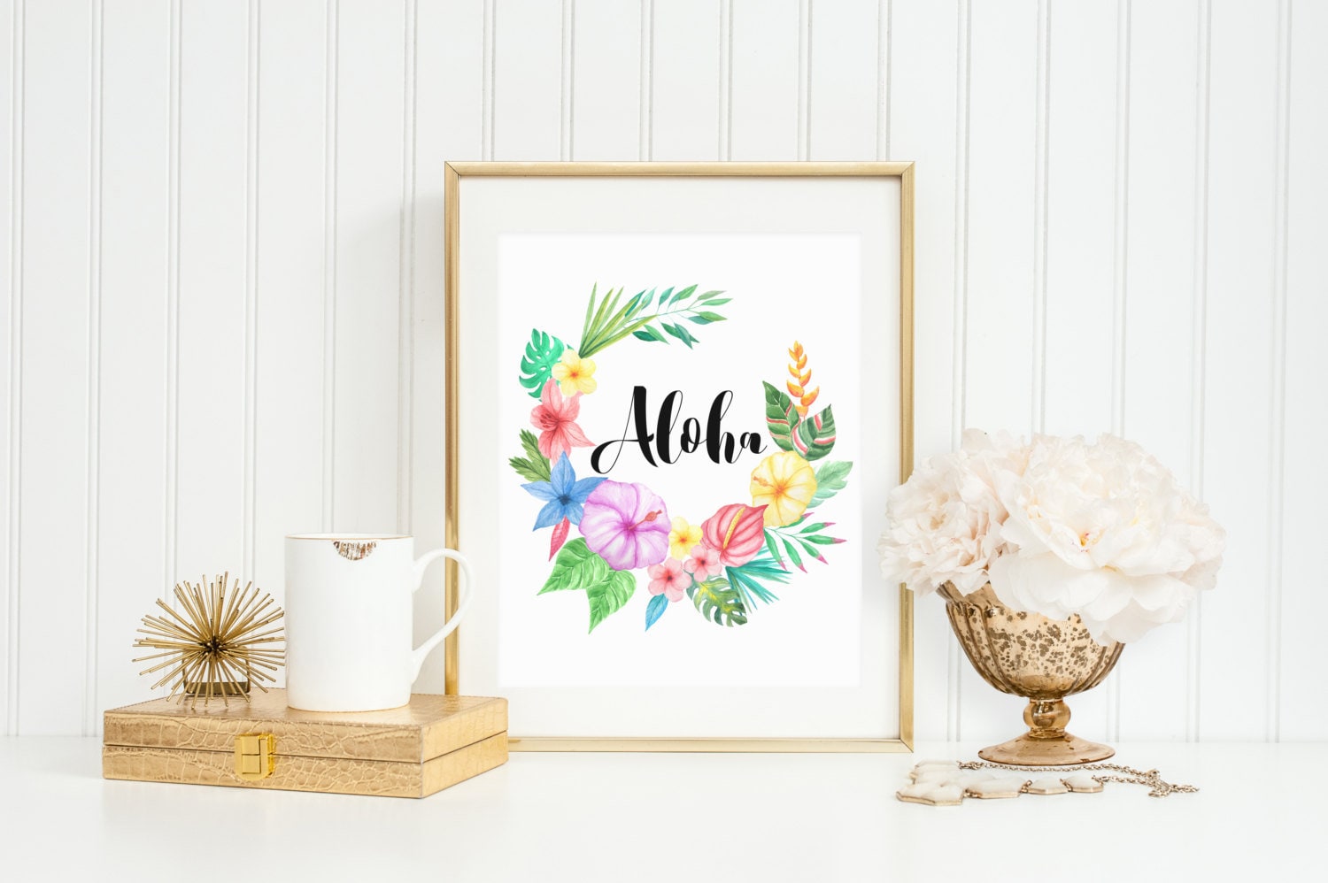 Aloha Print, Digital Download, Printable Quote Art, Aloha Quote, Aloha ...